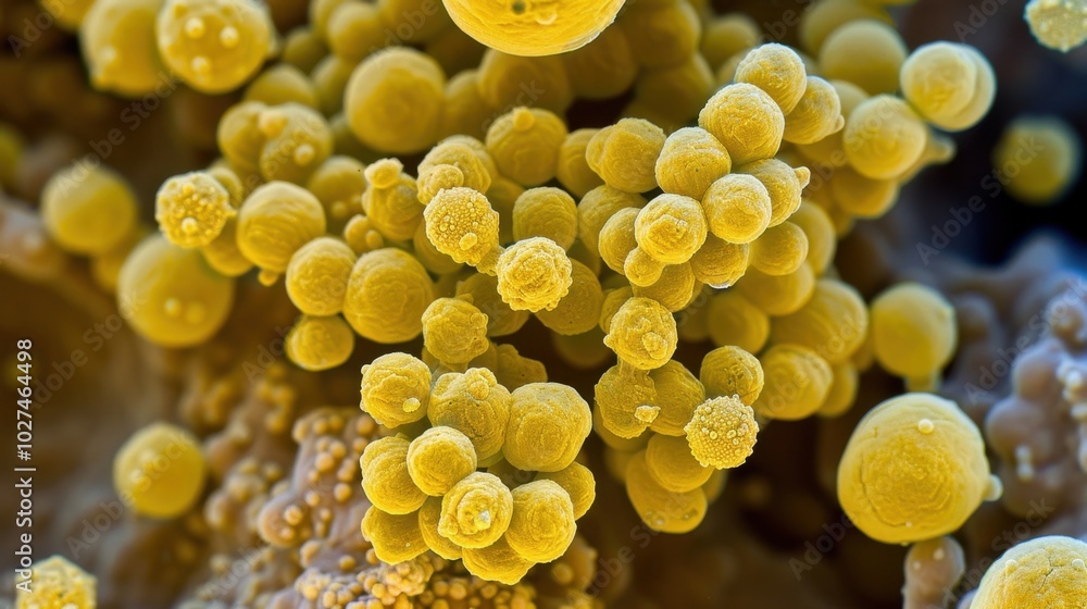 Staphylococcus aureus: A gram-positive bacterium that forms clusters ...