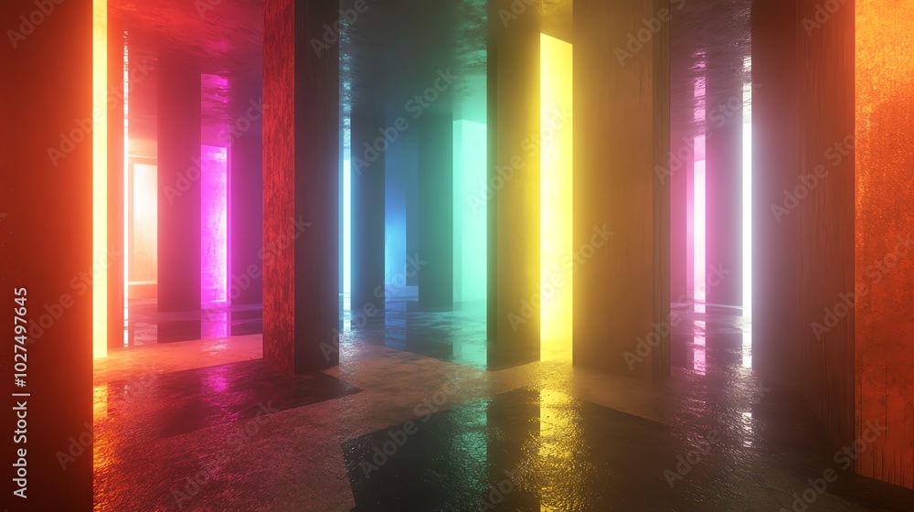 Different shades of light representing the depth of the hierarchy, with ...