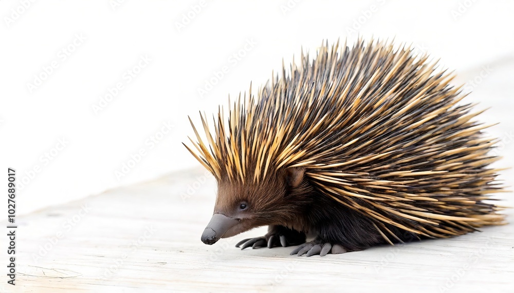 short beaked echidna - Tachyglossus aculeatus - spiny anteater ant ...