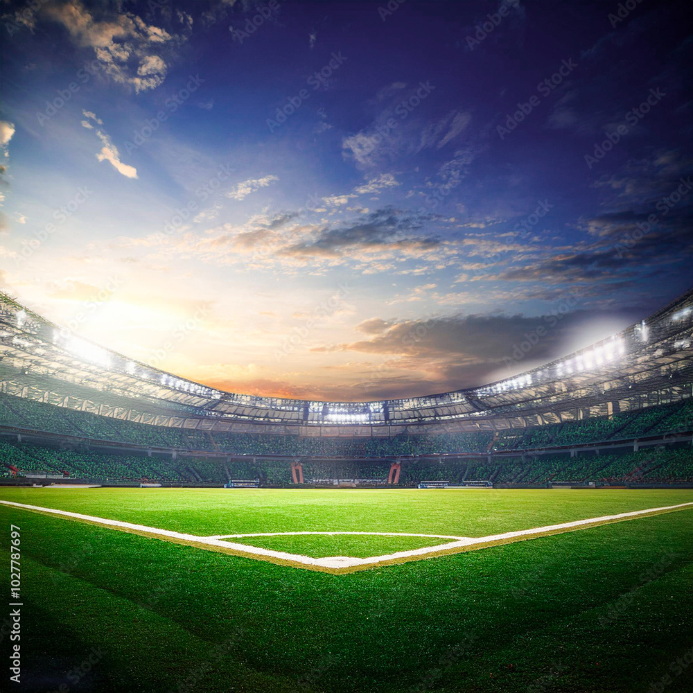 Stadium Background 4K Image Stock Photo | Adobe Stock