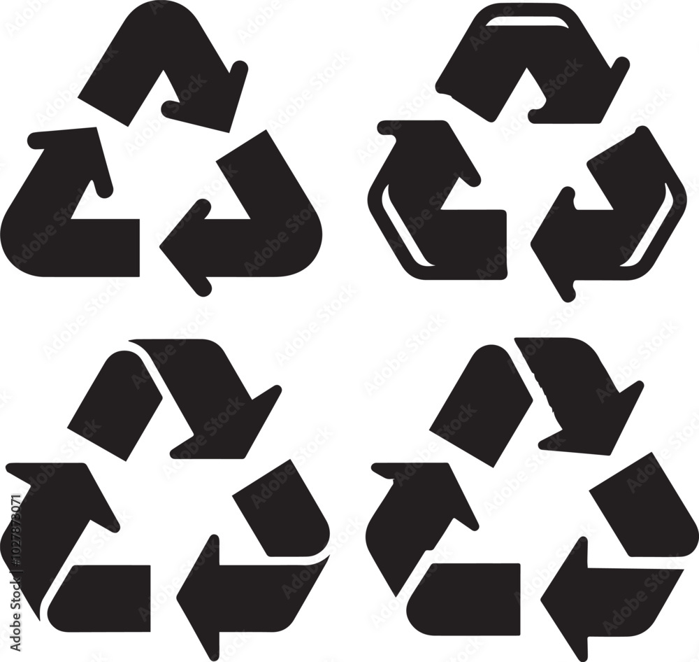 Recycling Symbols - The Universal Sign of Sustainability.recycle icon ...