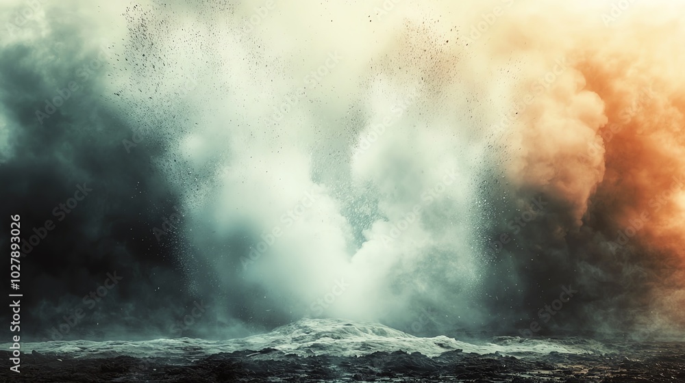 An abstract depiction of dynamic energy and movement, showcasing the ...