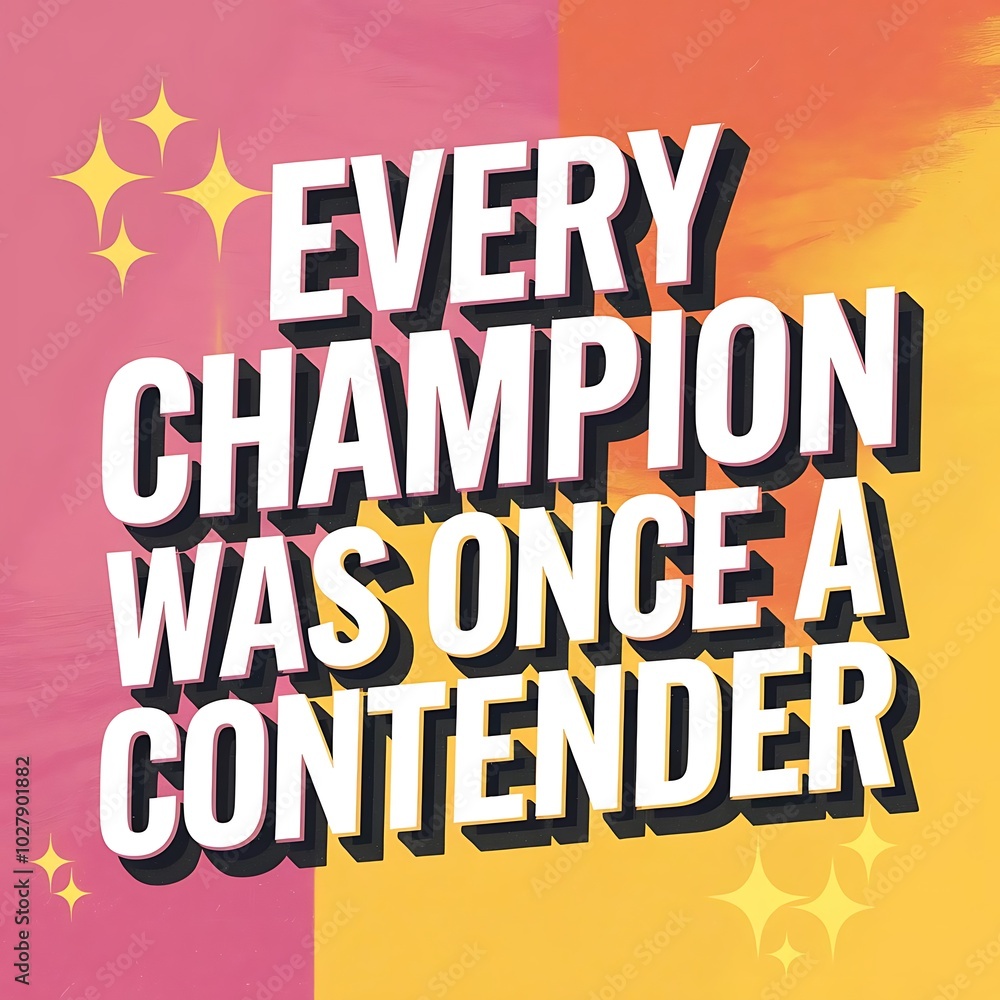 Every Champion Was Once a Contender T-shirt Design Motivational Quote ...