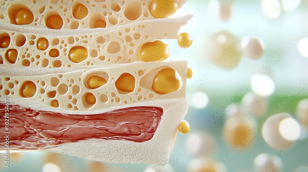 Cross-Section of Human Skin with Fat and Muscle Layers: A detailed ...
