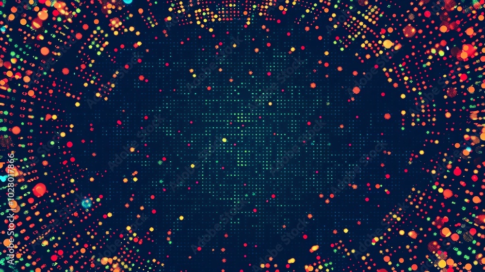 Binary code patterns Background filled with binary code in festive ...