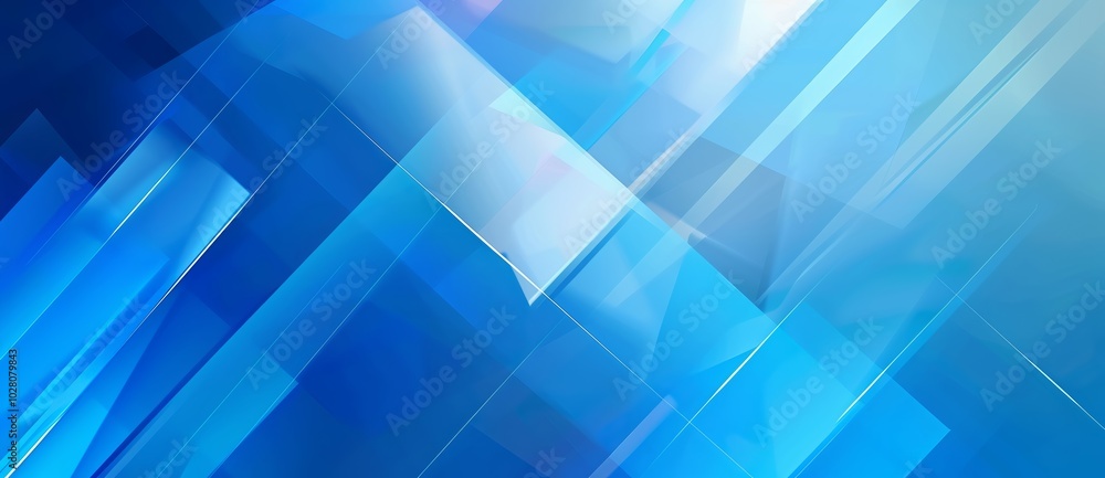 Wallpaper An abstract blue geometric shapes background wallpaper design ...