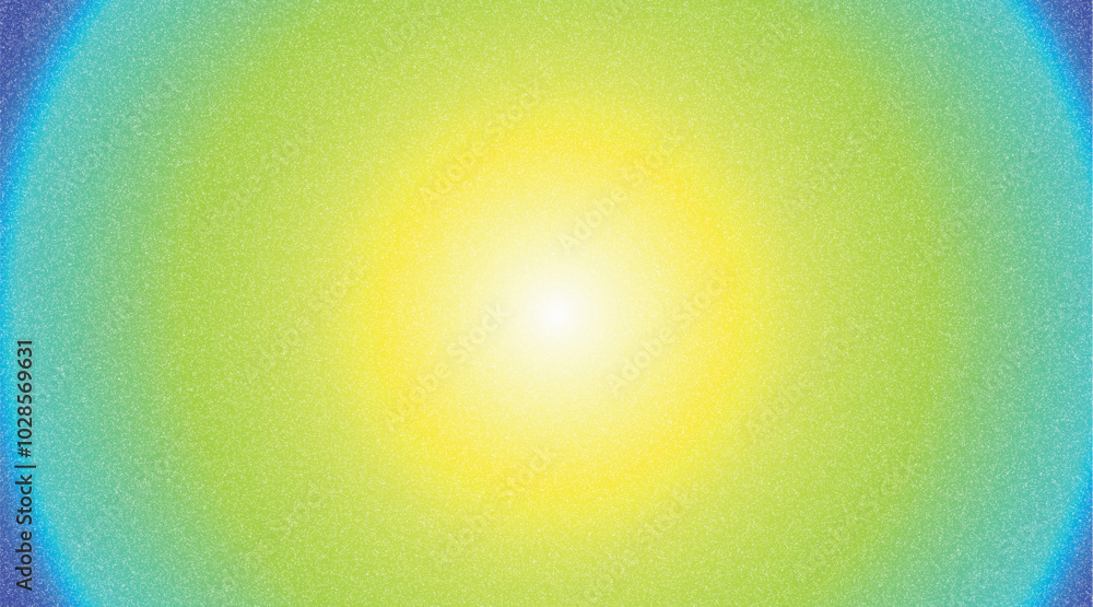 Gradient radial background from blue to yellow with noise texture for ...