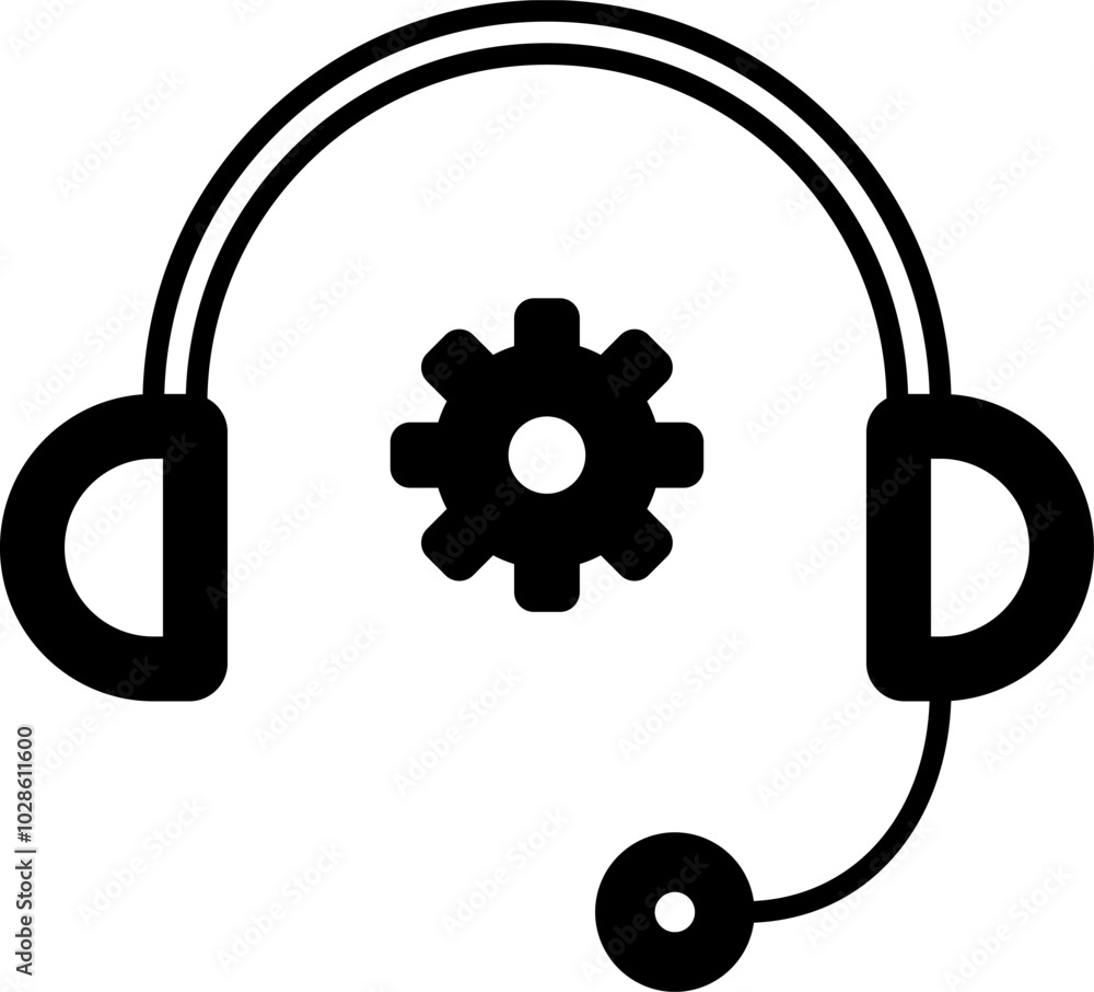 Support line icons. Support service icon, hotline customer advice, call ...