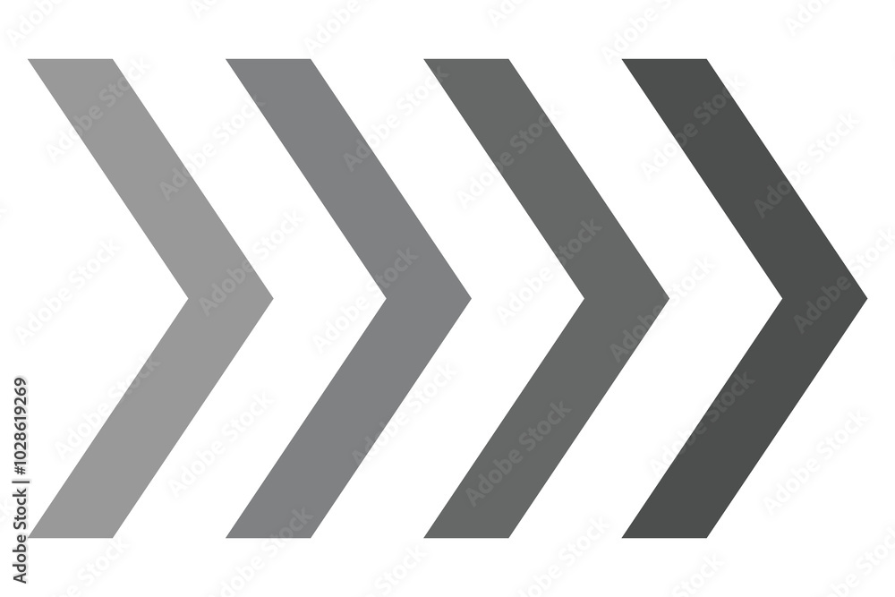 Zebra crossing icon. Black right arrow sign. Vector illustration ...