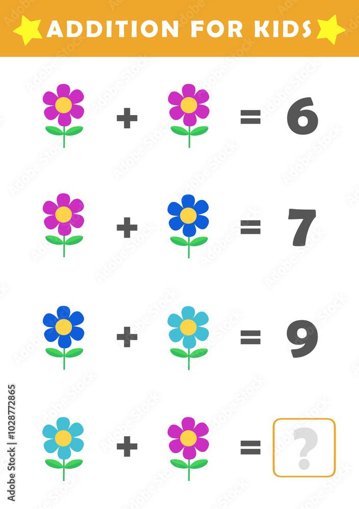 Ilustración de Stock Fun Math Logic Puzzles for Kids. Math Game with ...