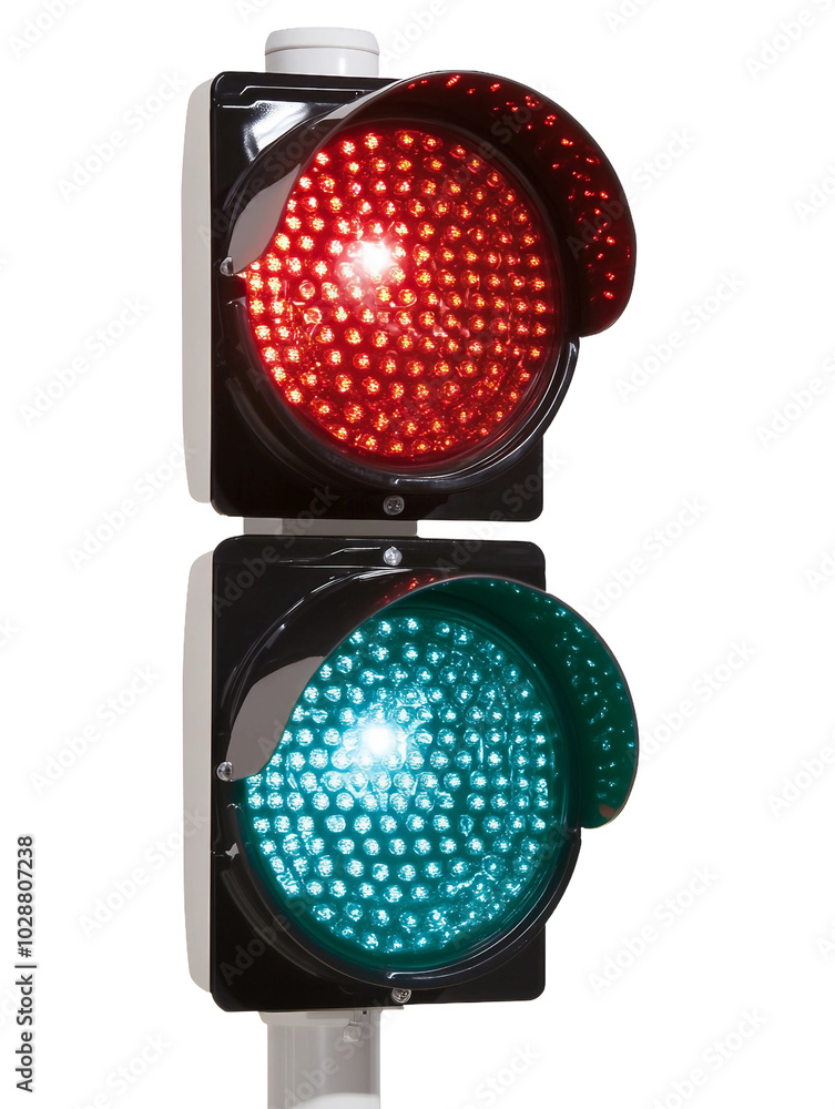 Traffic Light with Red Yellow and Green Signals Indicating Safe Driving ...