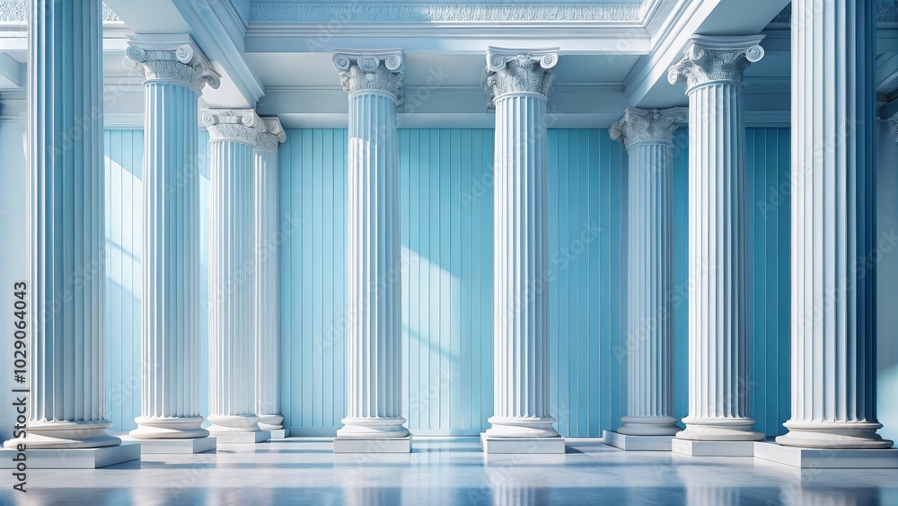 Captivating airy architectural banner with a wide aspect ratio ...