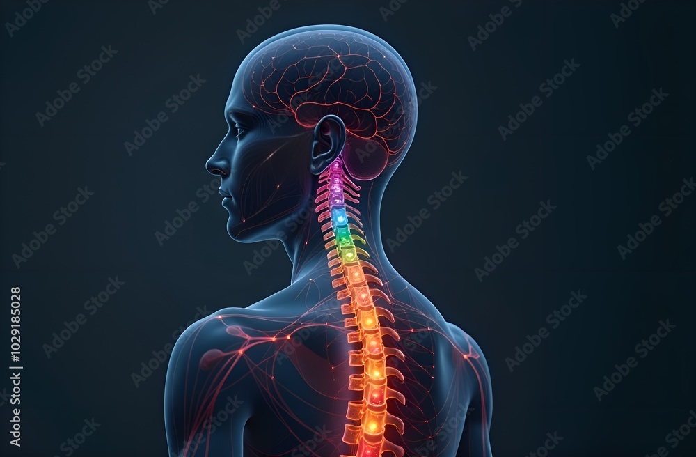3D model of human body anatomy Stock Illustration | Adobe Stock