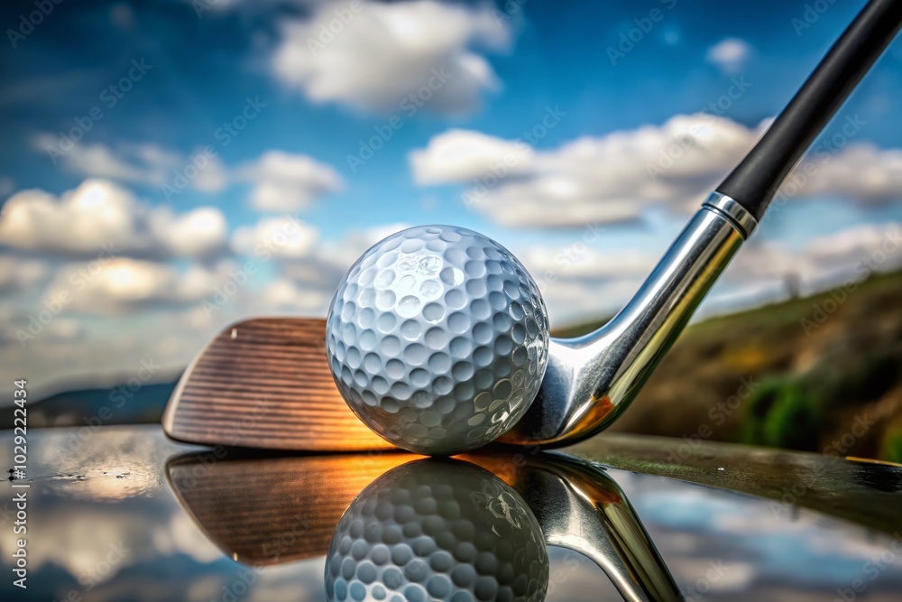 Stunning Tilt-Shift Golf Club and Ball in HD 8K Wallpaper for ...