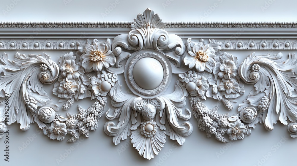 baroque victorian frame border with intricate arabesque patterns the ...
