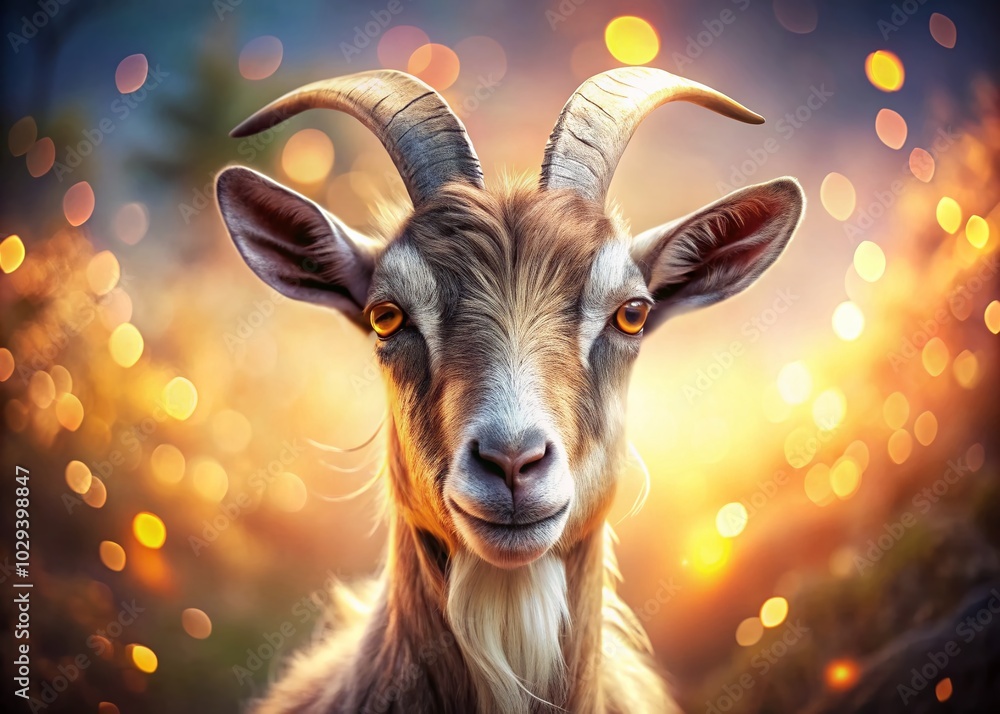 How to Draw a Goat Head: Step-by-Step Guide with Bokeh Effect ...