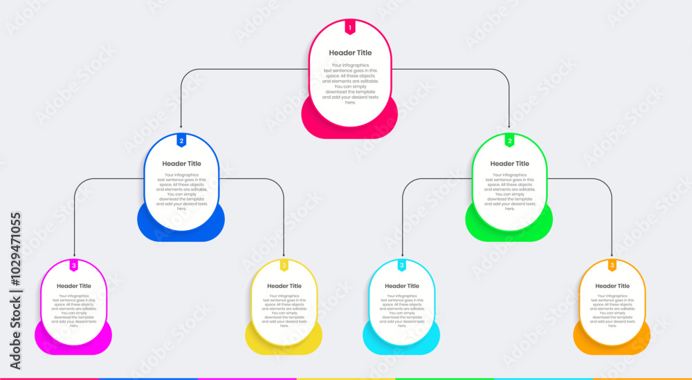 Level three Business Corporation Organizational distribution chart ...