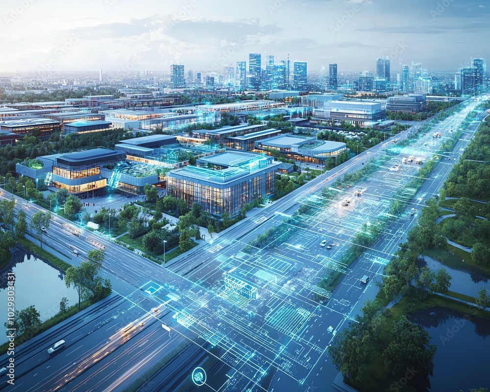 A summary of the key components of smart city technology, including ...