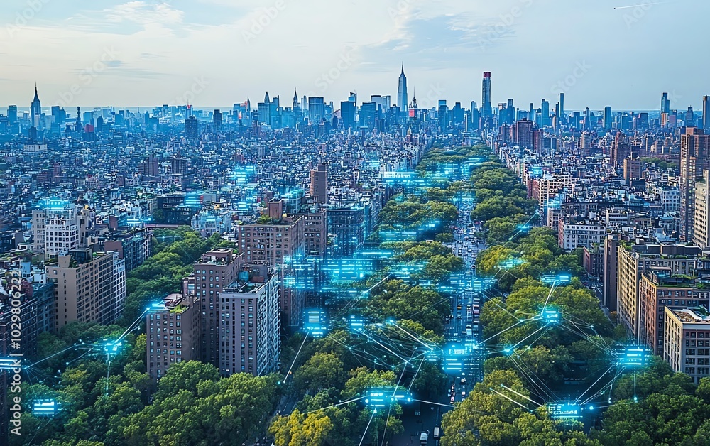 Overview of smart city technology, highlighting innovations in urban ...