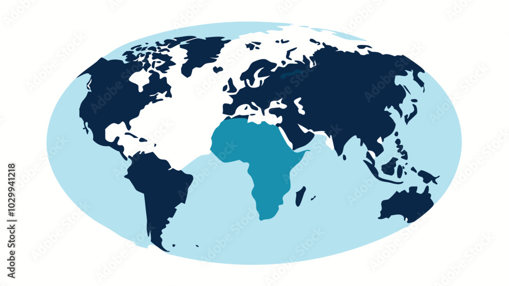 World Map, Very high resolution world map, isolated on white background ...