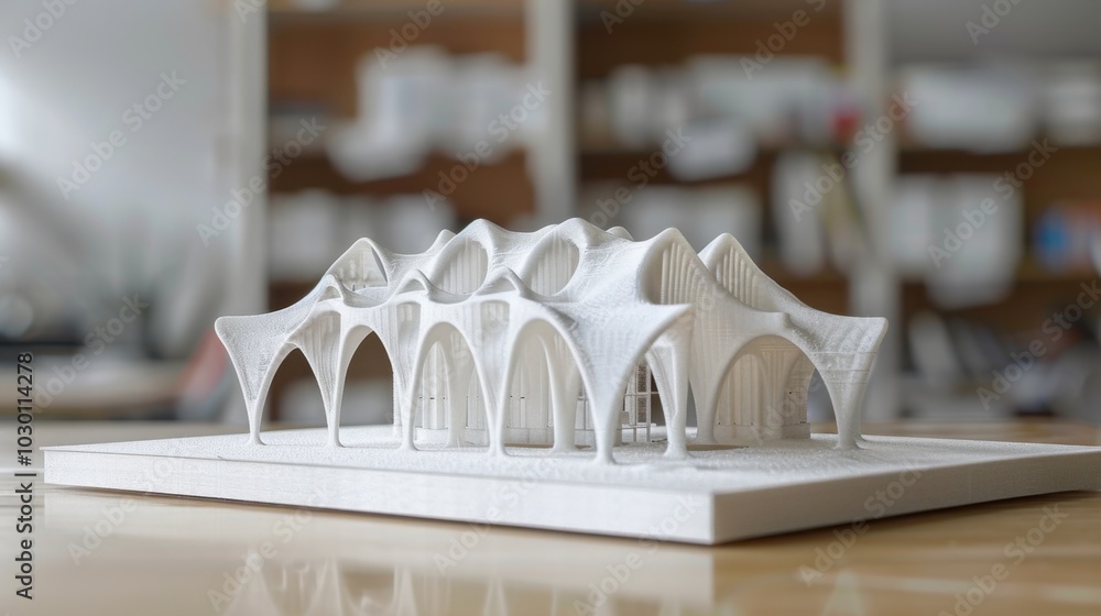 3D Printed Architecture Models: Crafted from durable plastic, these ...