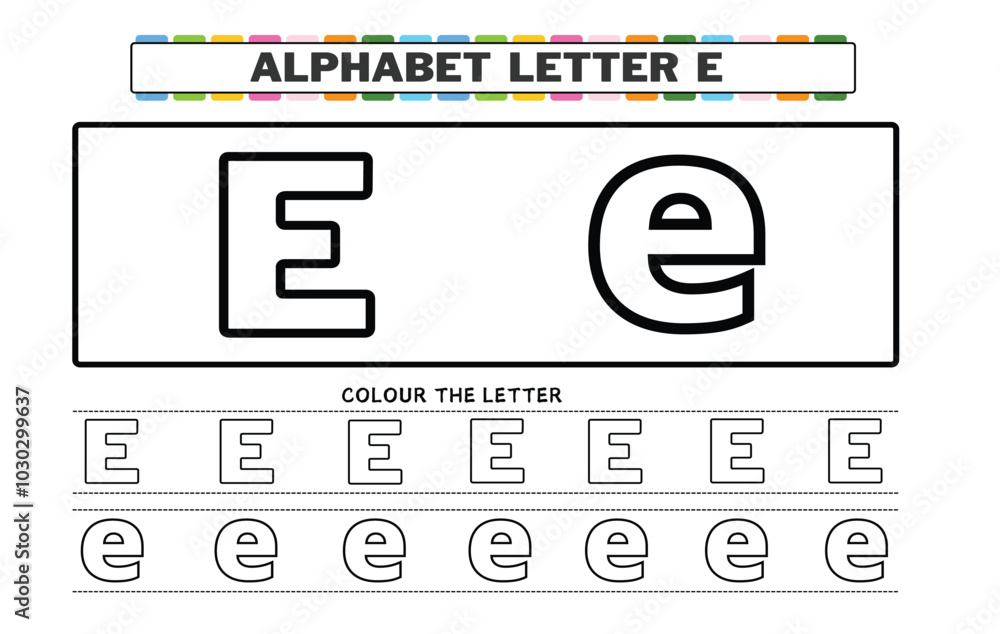 ABC alphabet tracing practice worksheet. Educational coloring book page ...
