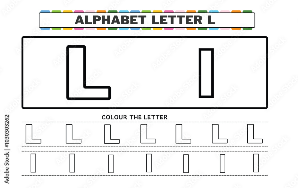 ABC alphabet tracing practice worksheet. Educational coloring book page ...