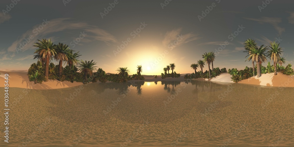 Ilustración de Stock HDRI High resolution map. environment map, Round ...