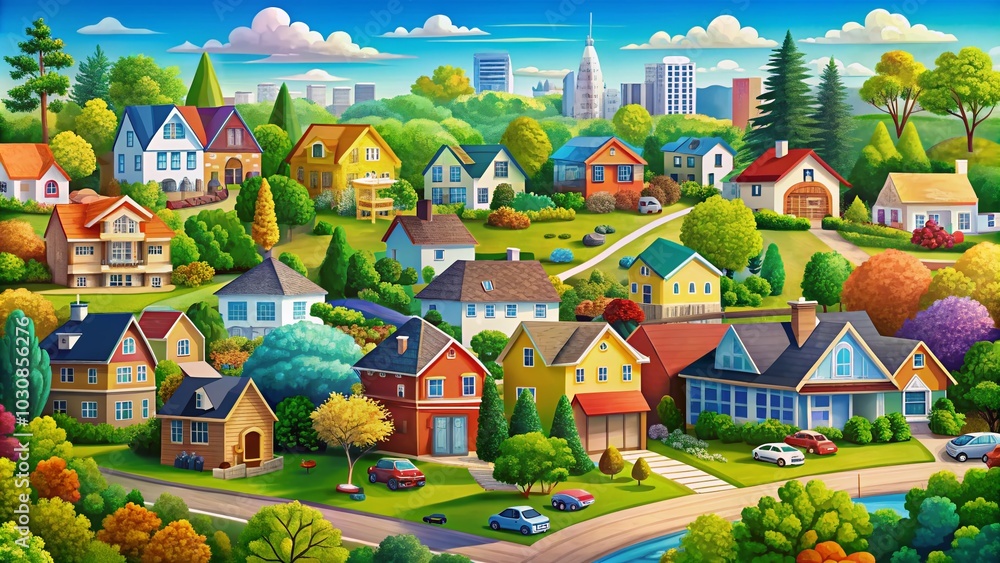 Colorful Communities Clipart Collection for Creative Projects and ...
