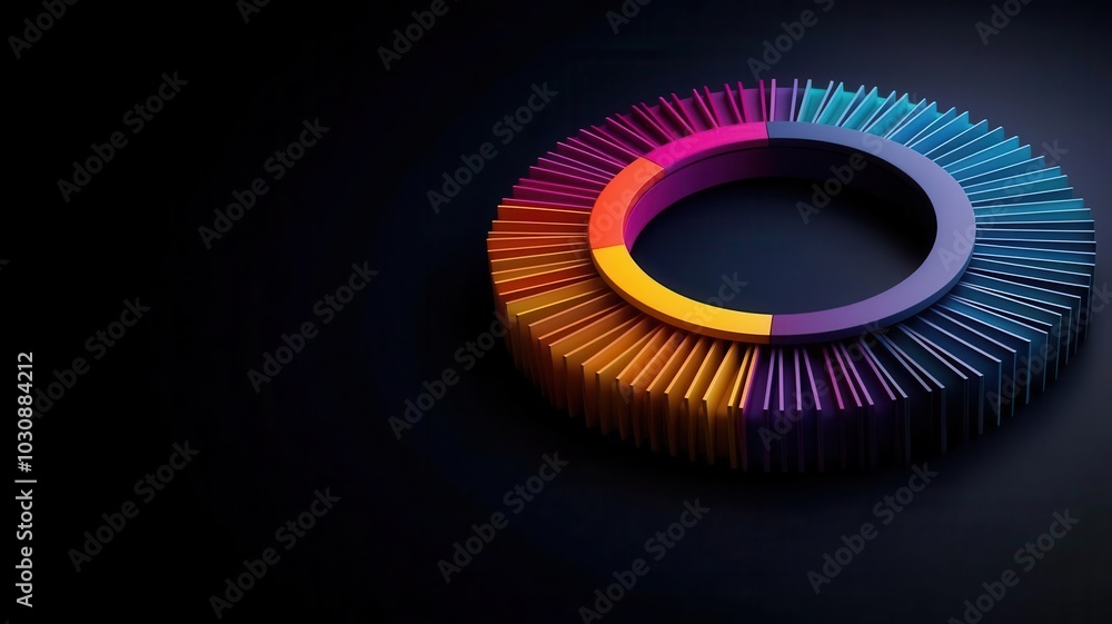 Conceptual spiral design loop with glowing segments labeled Idea ...
