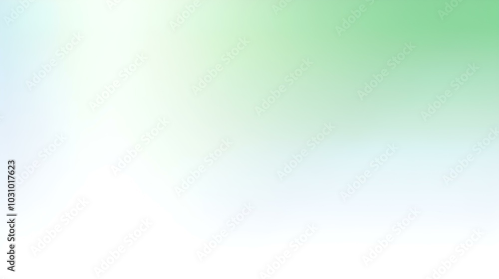 Gradient Background with soft Textures fading from Light Green to White ...