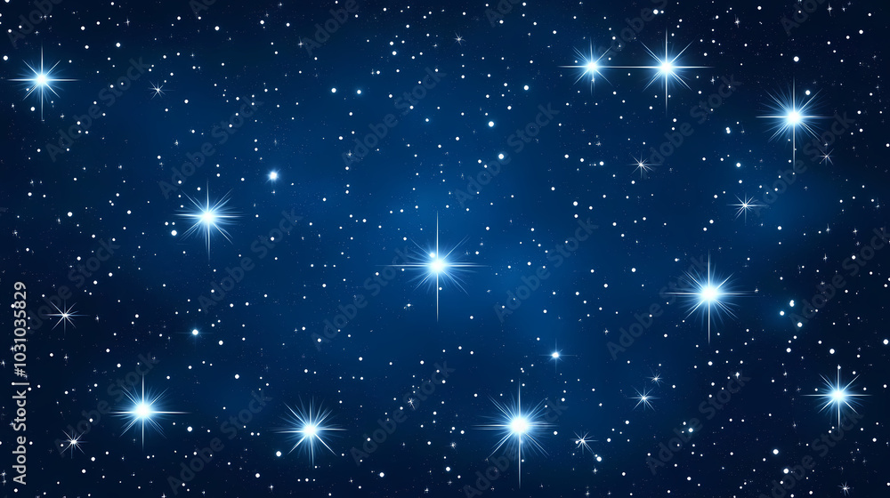 Stars twinkling in the night sky, night backgrounds in astronomy ...