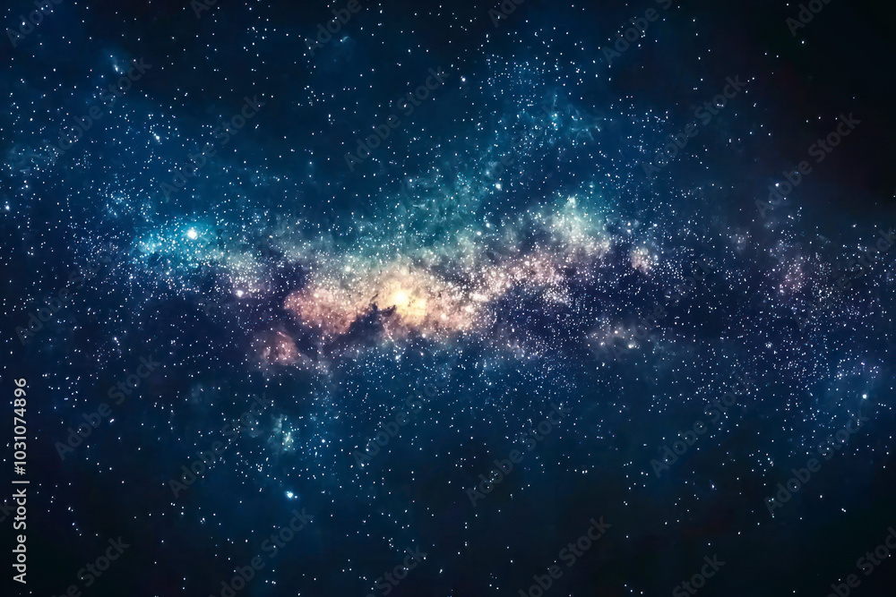 Deep space. High definition star field background . Starry outer space ...