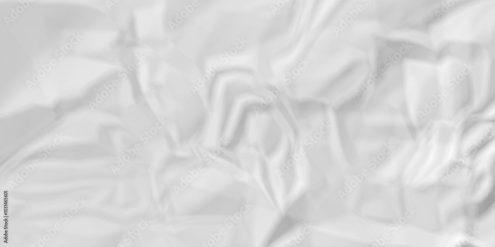 White crumpled paper background. old paper wrinkle texture pattern ...