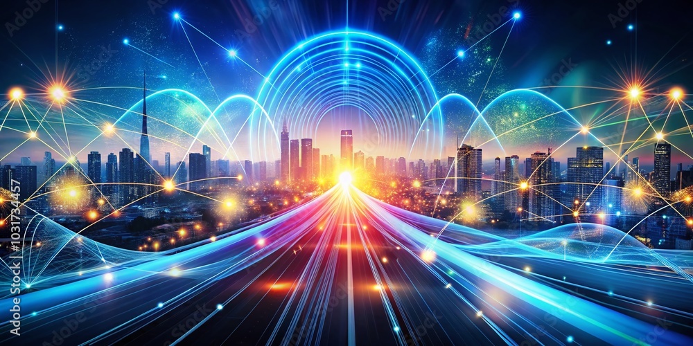 Ultrawideband UWB Communication Visual: High-Speed, Low-Power Signal ...