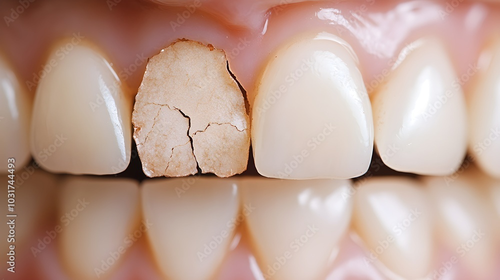 Dental cosmetic bonding comparison, showing chipped and uneven teeth ...