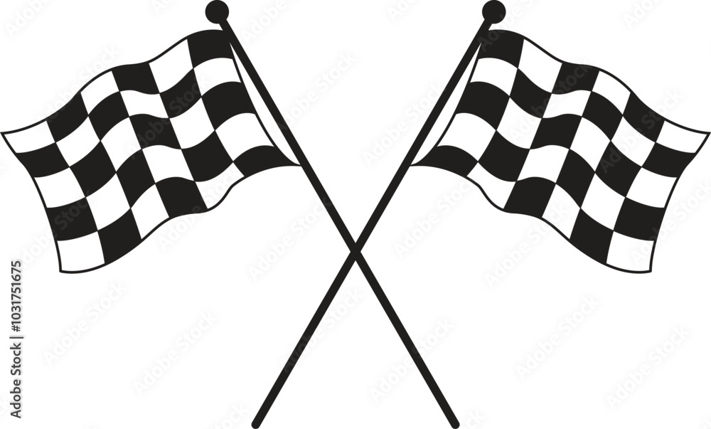 checkered flag racing flag NASCAR Racing flag finish line flags eps vector file Stock Vector ...
