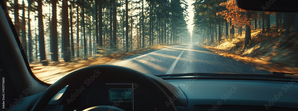 Dynamic First-Person Driving Perspective Featuring Navigation UI ...