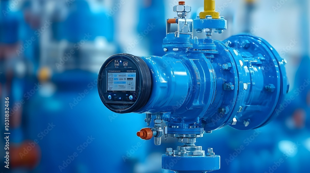 Automated Water Flow Control System with Pump and Valve Regulating ...