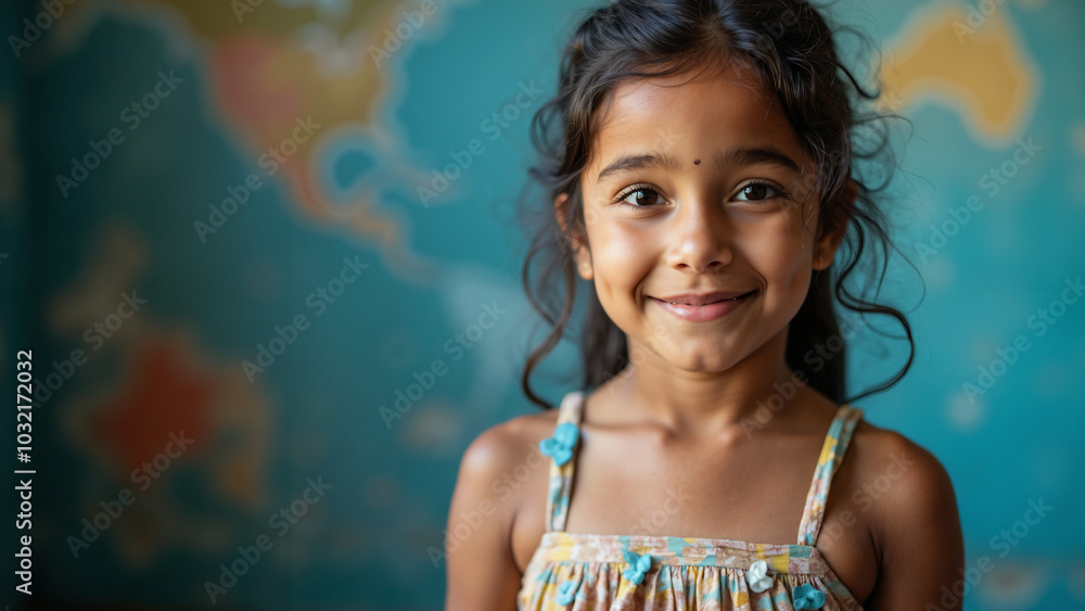 Portrait of a Confident Young Indigenous Girl: Empowering ...