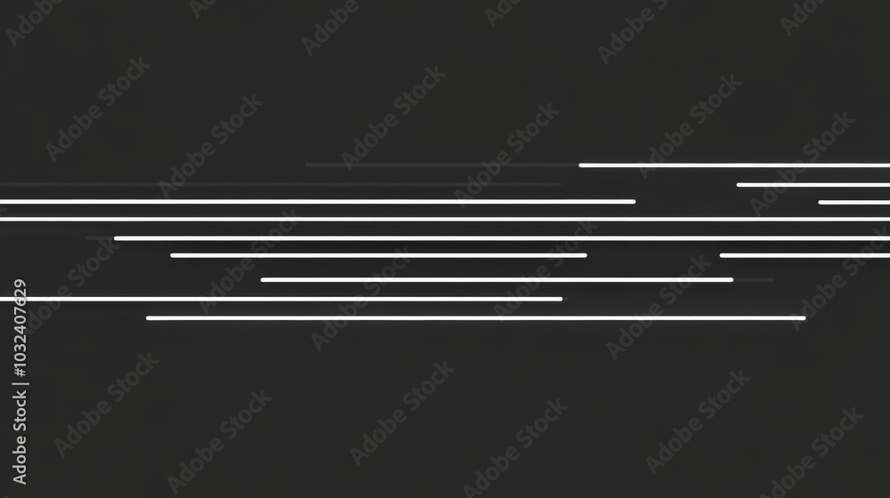Evenly Spaced Horizontal Dashes, a series of uniform lines creating a ...