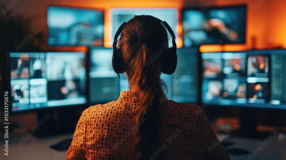 Remote worker participating in virtual team building exercises ...