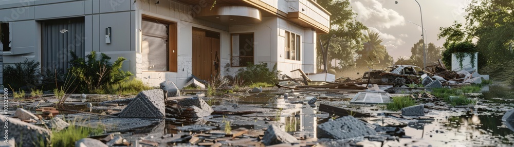 Showcase the consequences of natural disasters with detailed 3D ...