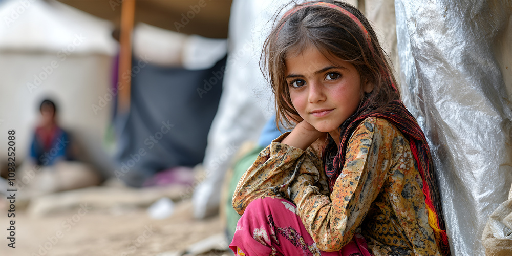Poverty in India, photos of a poor teenage girl in India . A scene ...