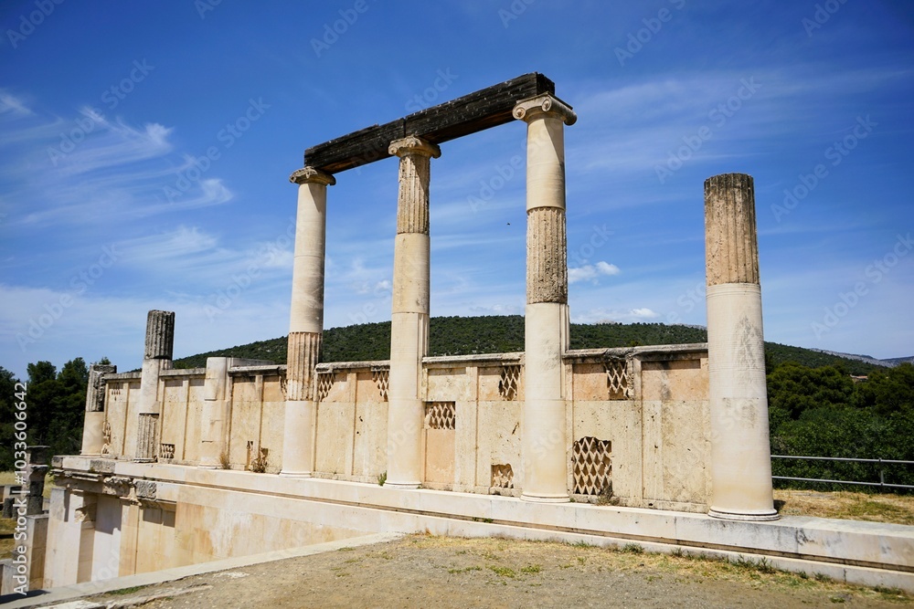 Abaton Enkoimeterion stoa west wing basement Sanctuary Asklepios ...