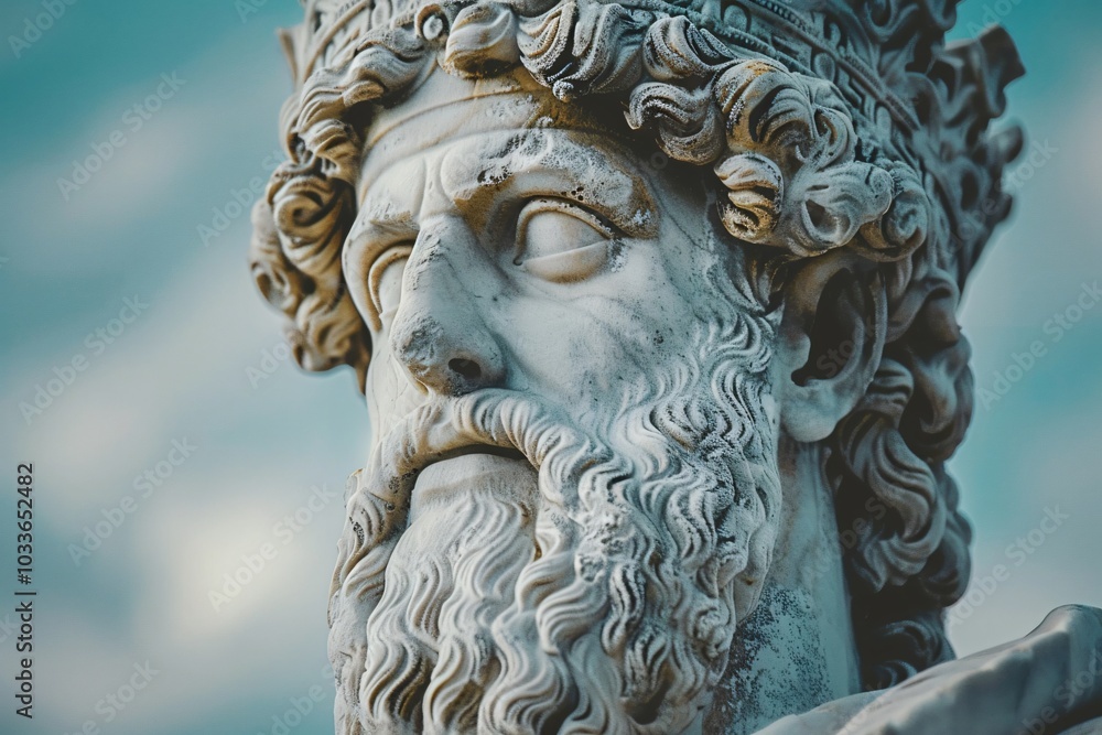 The Statue of Zeus at Olympia, one of the Seven Wonders of the Ancient World, is a magnificent ...