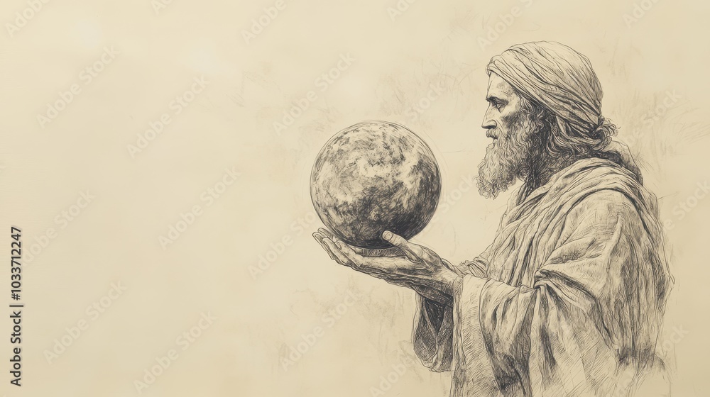 Powerful Biblical Vision of God Holding the Earth in His Hands While ...