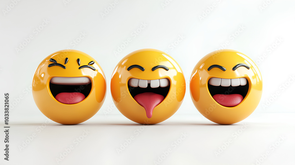 Laughing crying or face with tears of joy three dimensional emoji ...