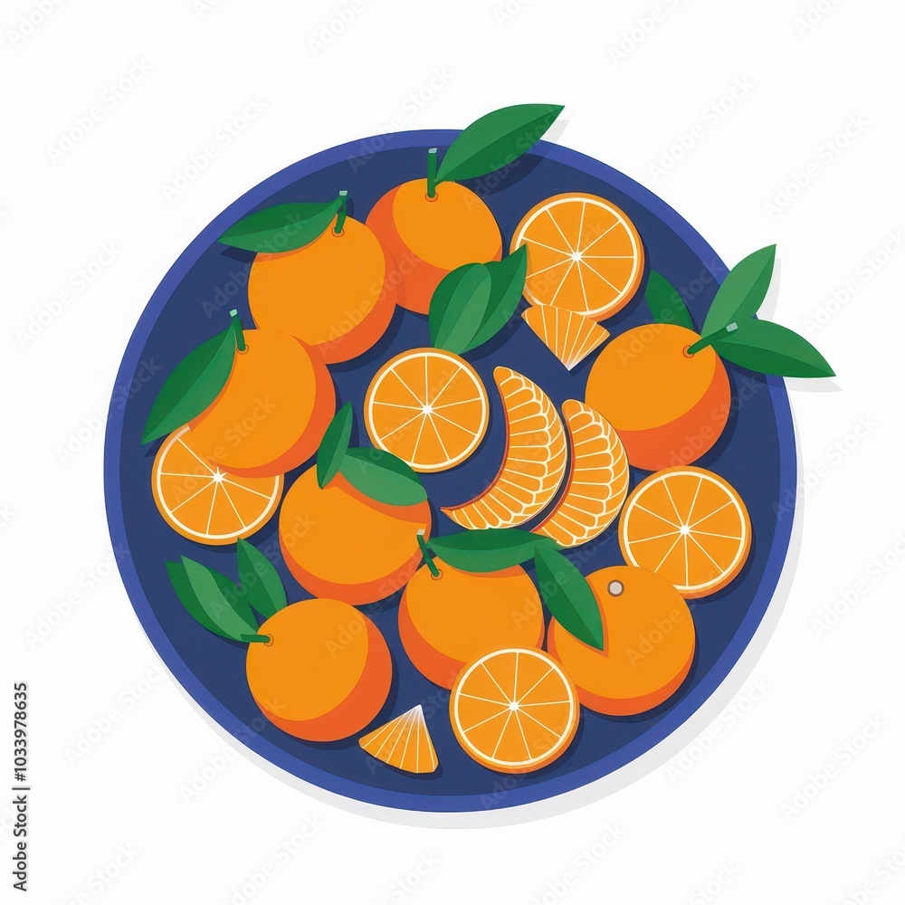 Oranges Tangerine vector illustration clipart svg png background ...