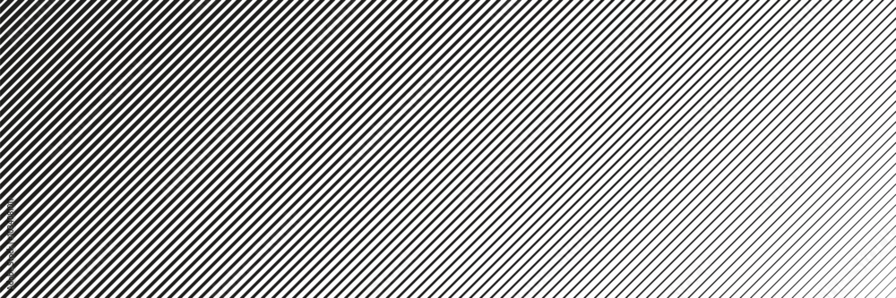 Slant line halftone gradation texture. Fading diagonal stripe gradient ...